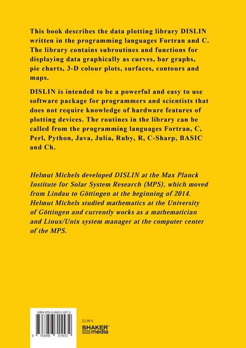 Helmut Michels - The Data Plotting Software DISLIN