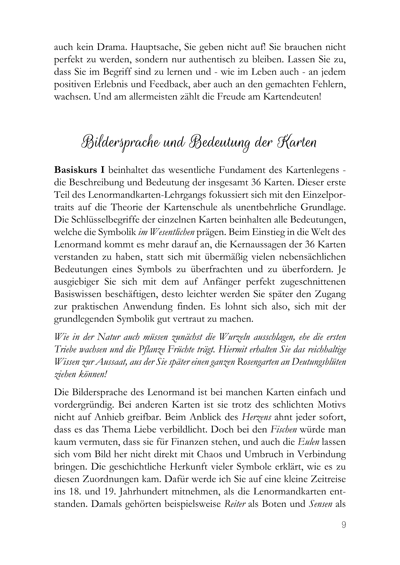 Kathleen Bergmann - Der Lenormandkarten-Lehrgang