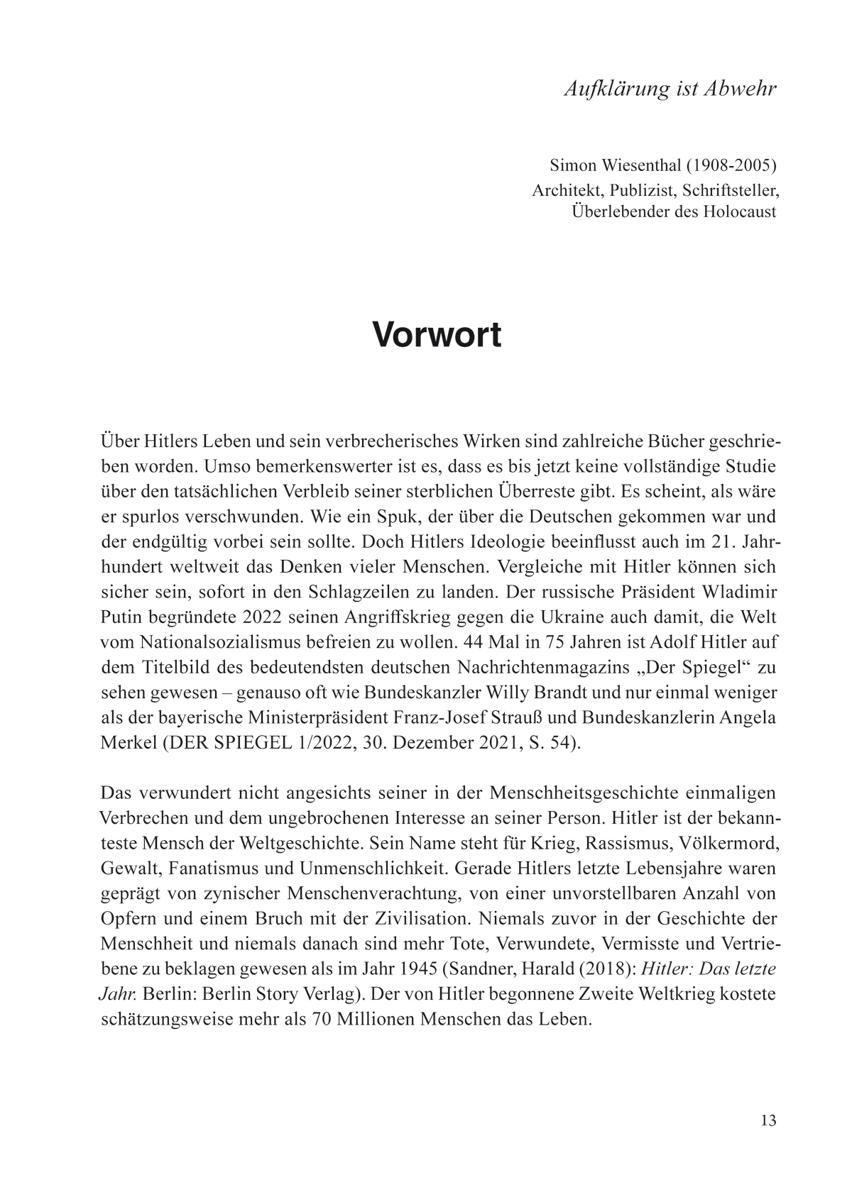 Harald Sandner - Vom Führerbunker zur Schweinebrücke